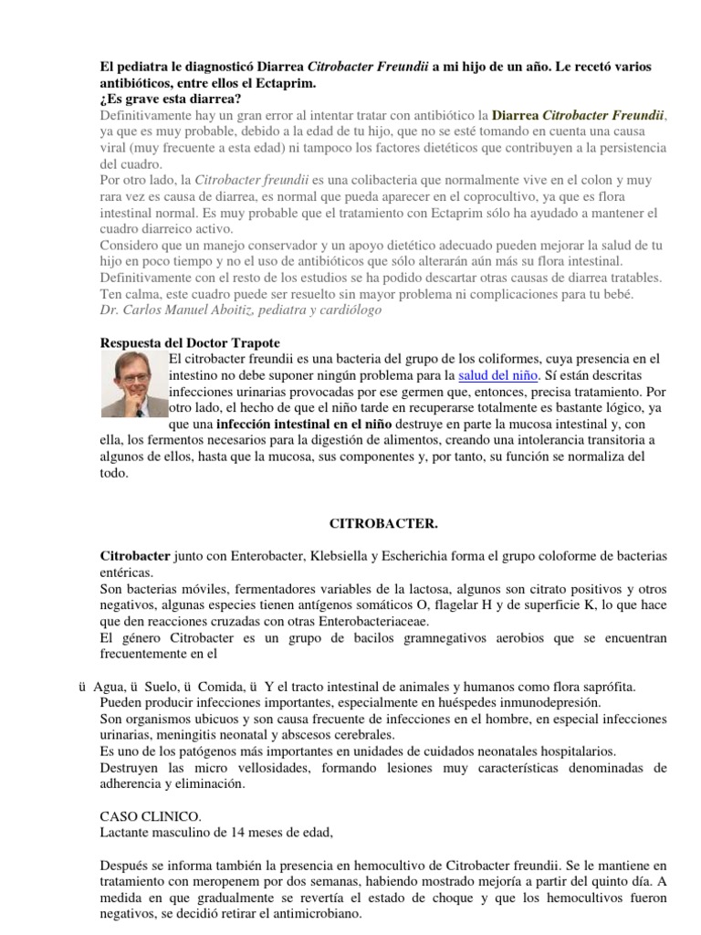 Citrobacter Freundii | PDF | Patologia clinica | Las bacterias