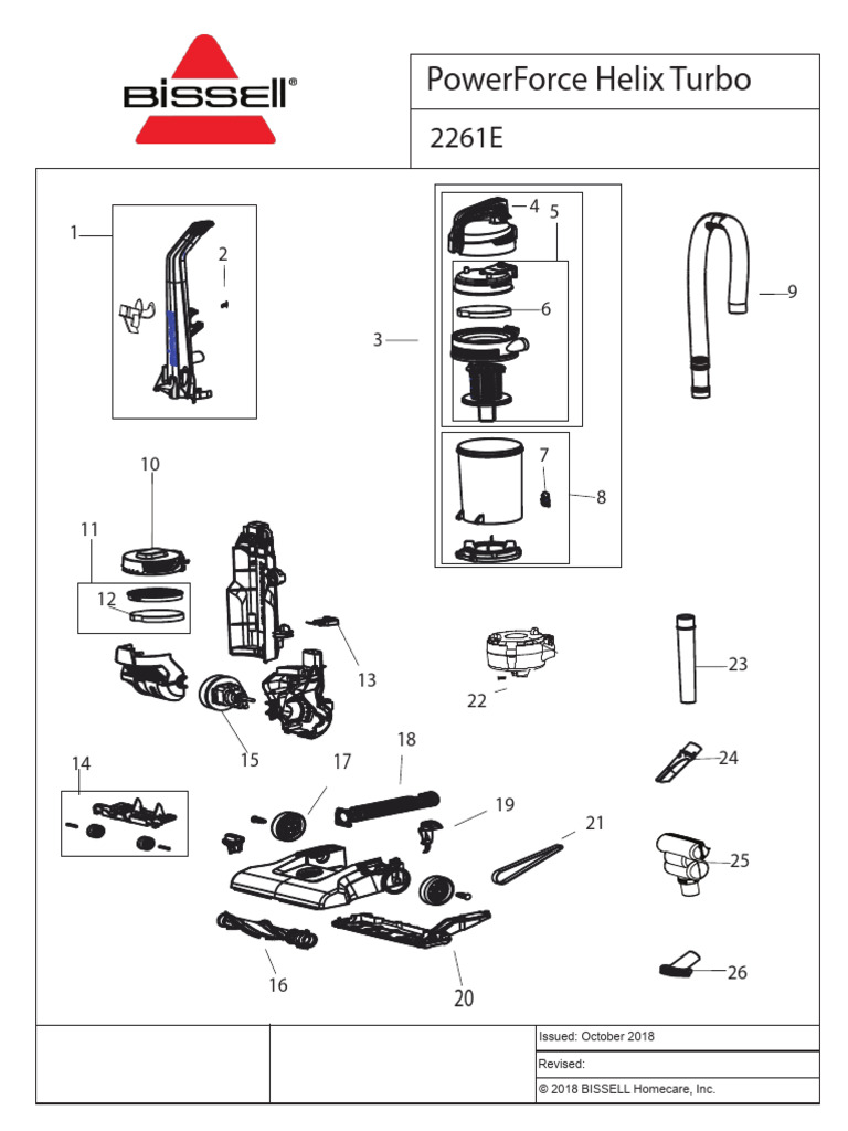 2261E - Exploded View & Parts List | PDF | Vehicles | Land Vehicles