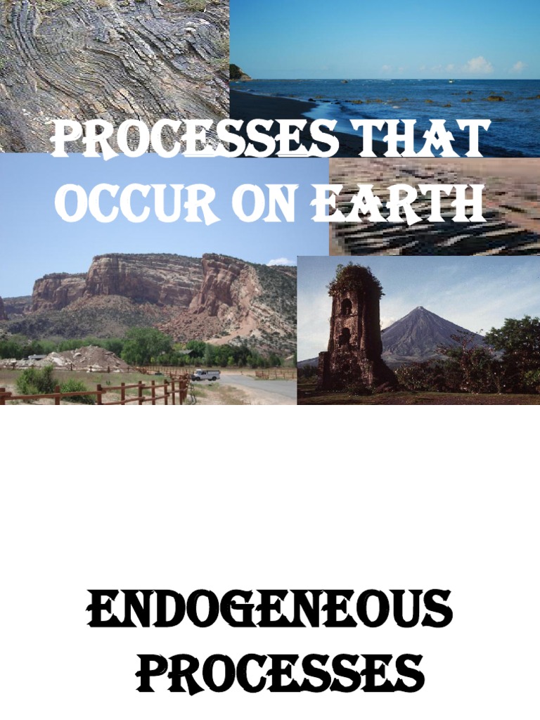 Processes That Occur On Earth | PDF