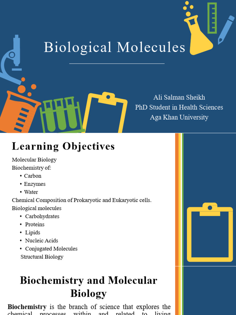 Biological Molecules_2026 | PDF | Carbohydrates | Proteins