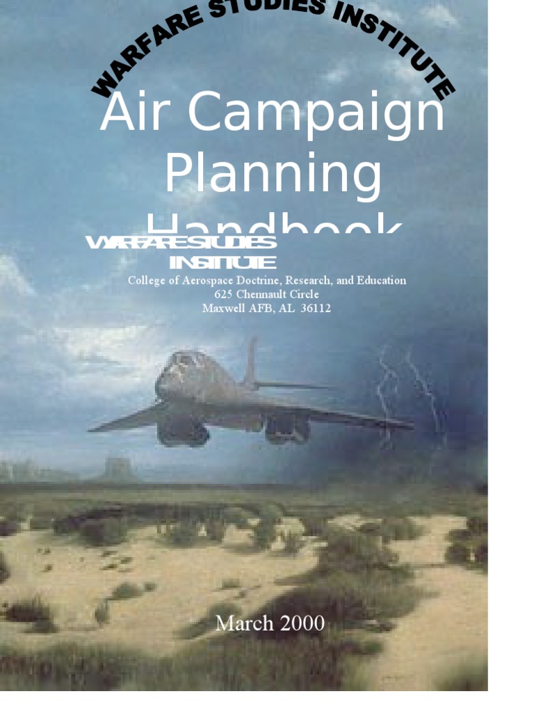 Air Campaign Planning Handbook | PDF | United States Air Force ...