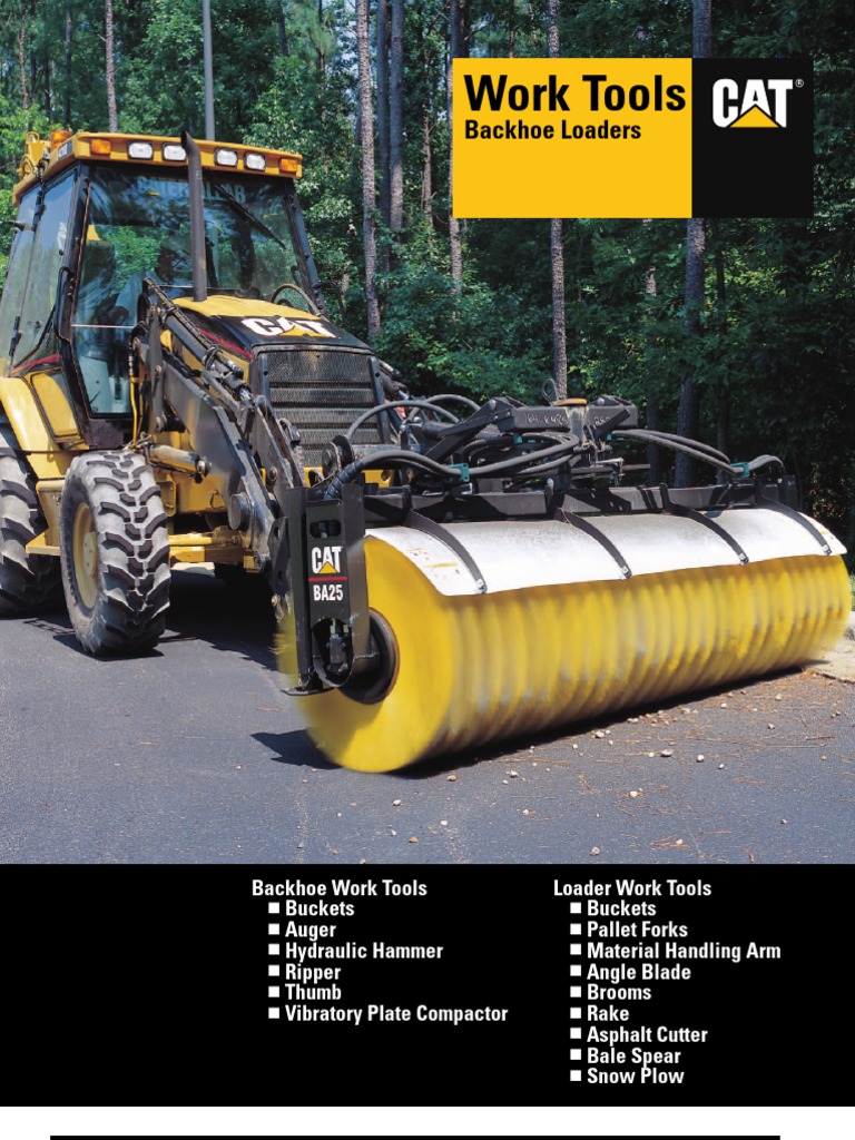 Backhoe Work Tools | PDF | Loader (Equipment) | Hammer