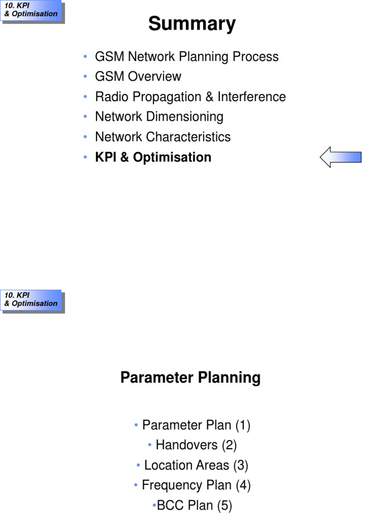 2G Kpi | PDF | Performance Indicator | Mathematical Optimization