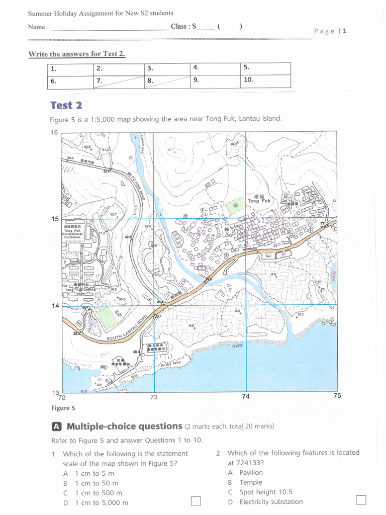 (for S2 New Joiner) Geog_S1_summer Assignment | PDF
