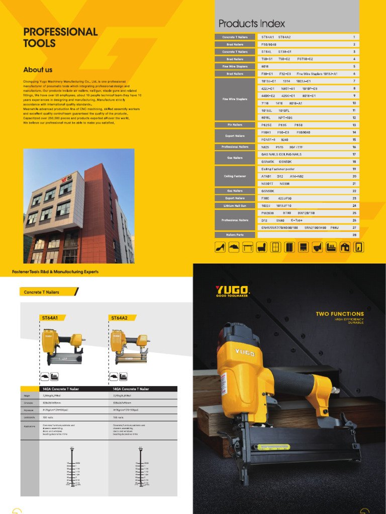 YUGO Product Catalogue | PDF