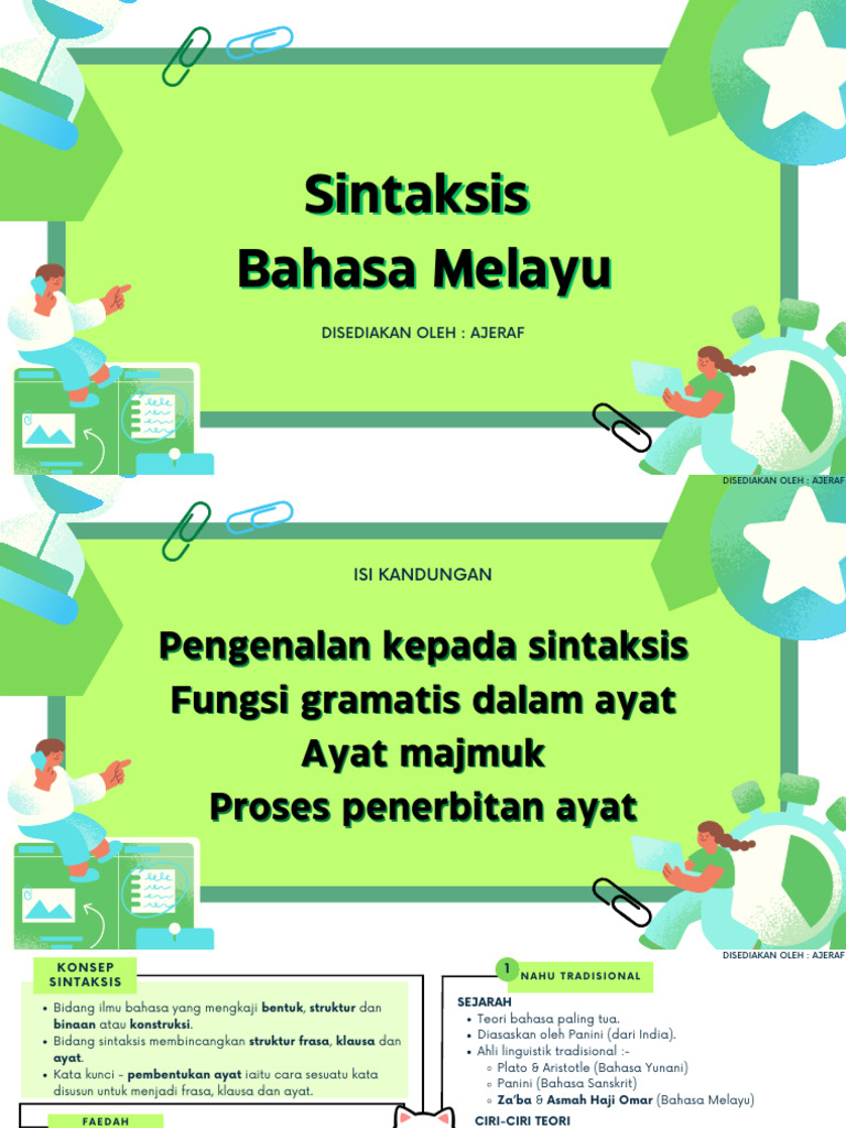 Nota Sintaksis (Bab 1,2,5,6) | PDF