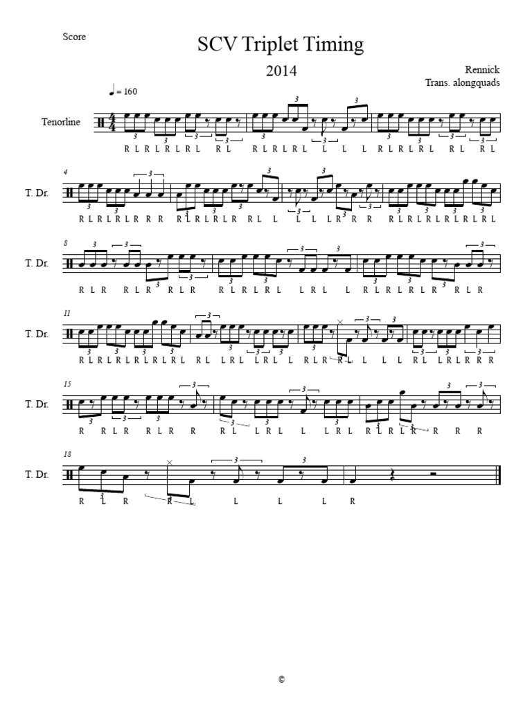 2014 Triplet Timing 1 Quad | PDF