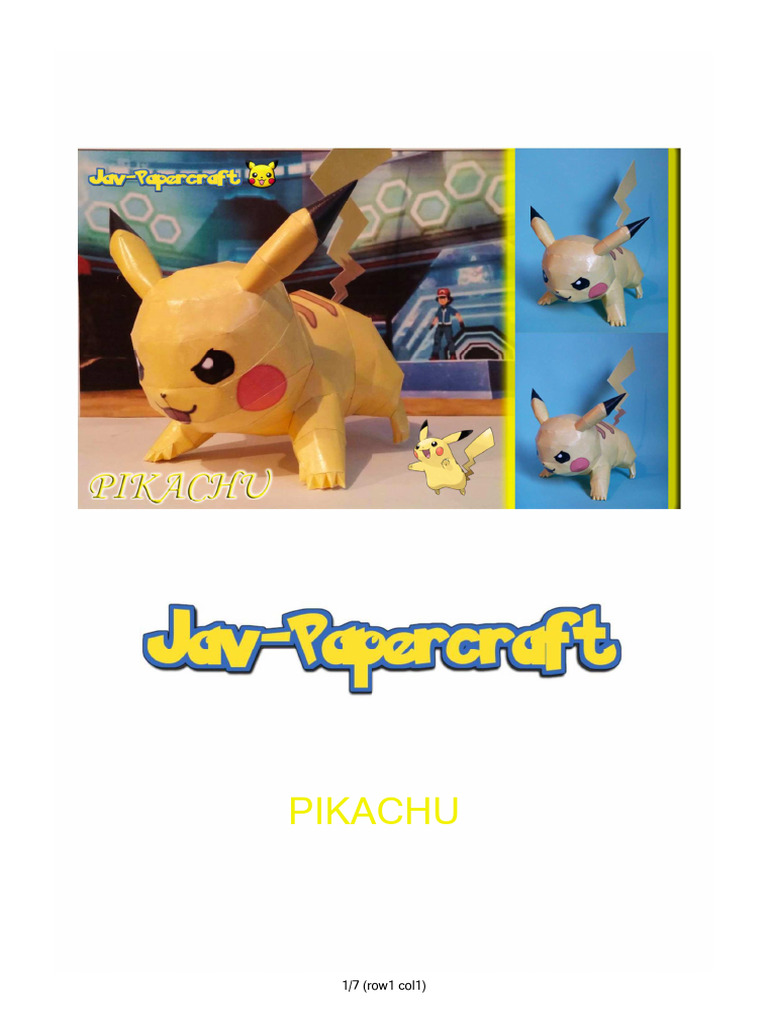Pikachu Lineless | PDF