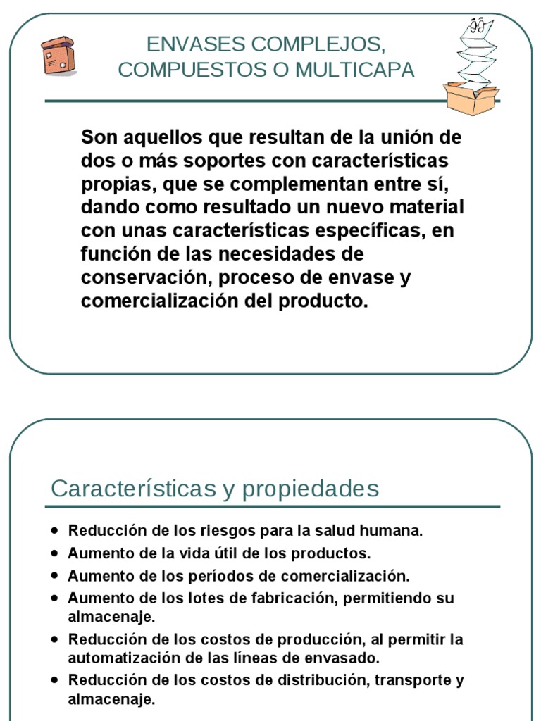 Envases Multicapa: Características y Beneficios | PDF | Cartón | Aluminio