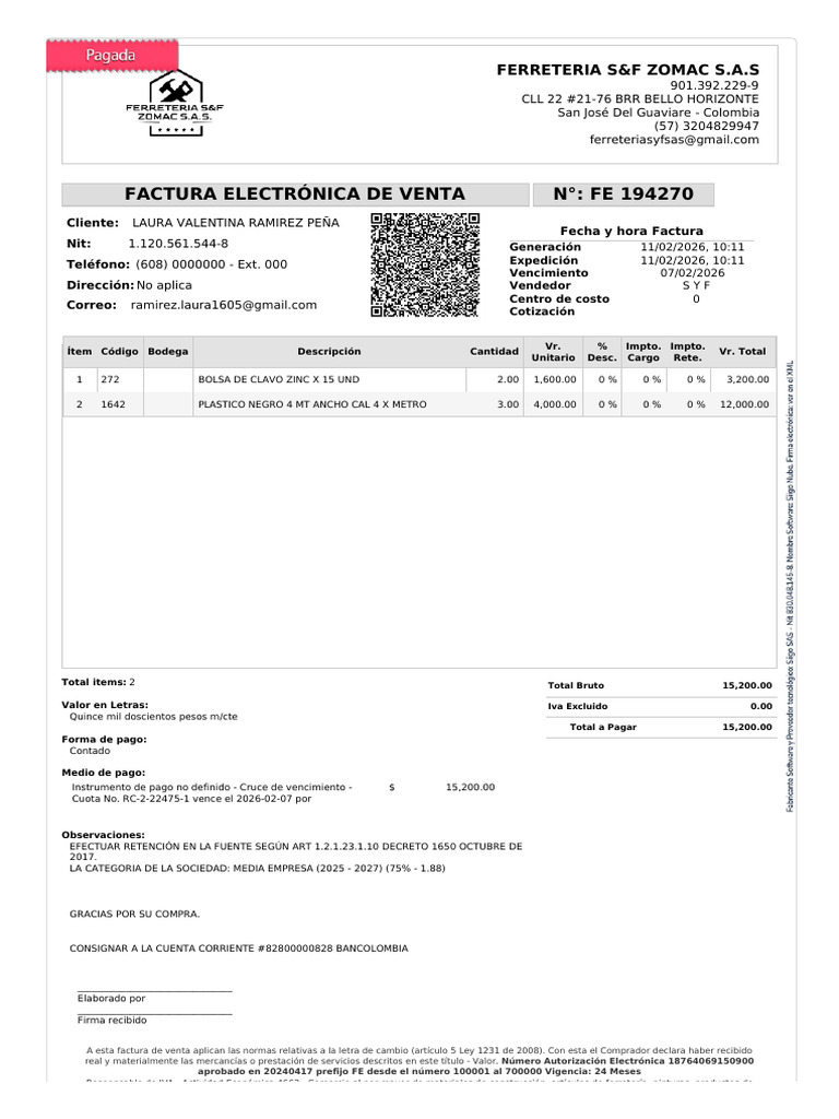 factura (5) | PDF | Factura