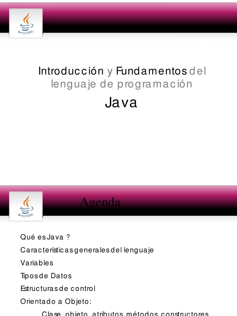 Java | PDF | Java (lenguaje de programación) | Objeto (informática)