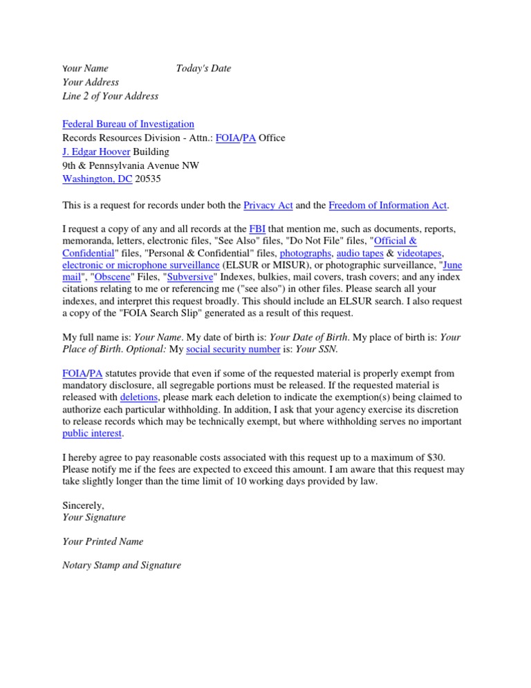 FOI Letter | PDF | Law