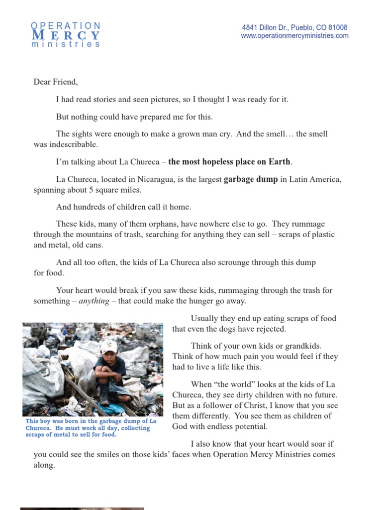 Operation Mercy Ministries | PDF | Jesus | Prayer