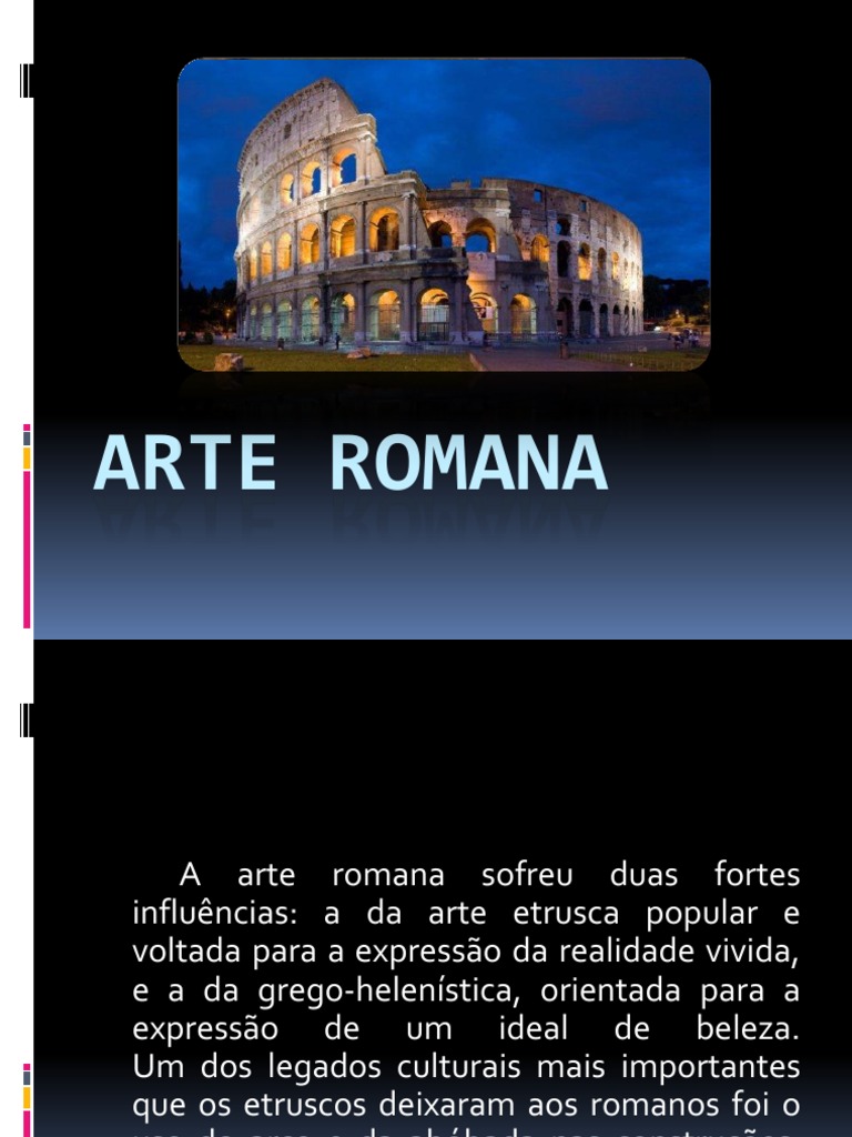 Arte Romana | PDF | Império Romano | Roma