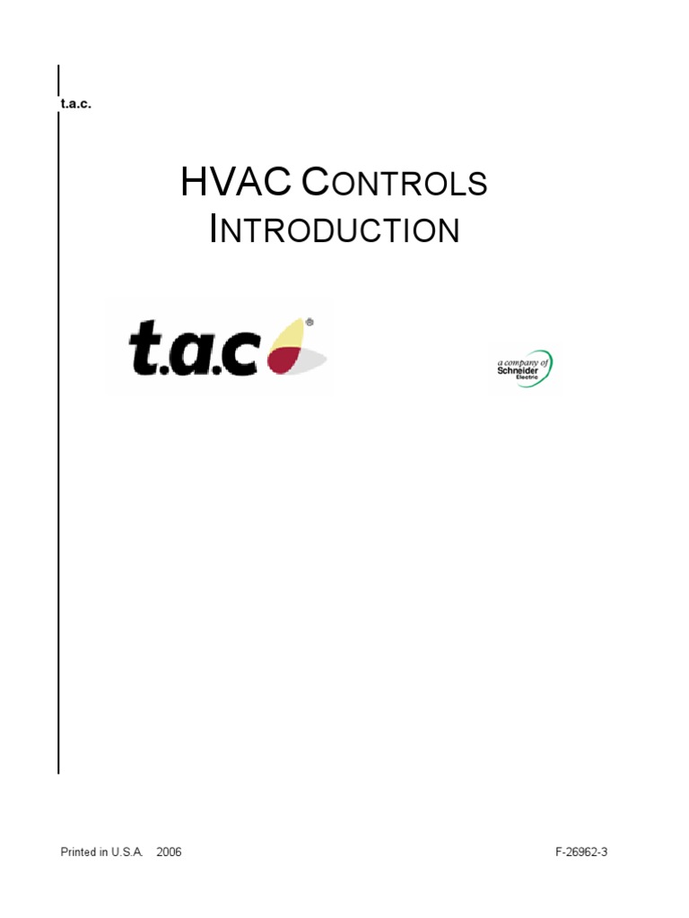 HVAC Control Systems Overview | PDF