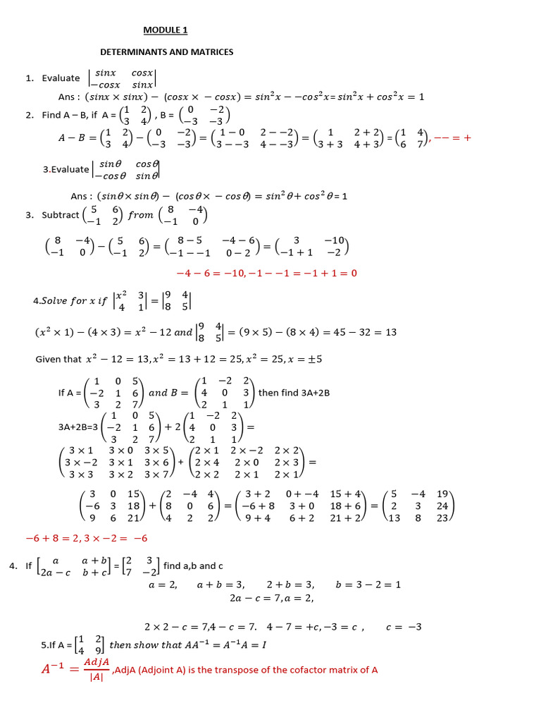 SEM 2 Important Problems | PDF | Area | Geometry