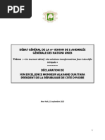 2022 Allocution Du Vpr Inauguration de Lautoroute Yakro Tiebissou | PDF ...