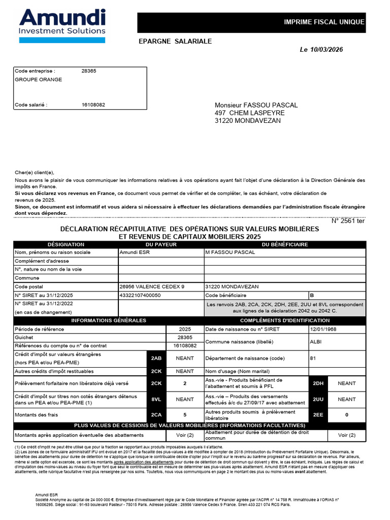 20260514135438194-DOCINT_IFU.pdf | PDF | Impôt sur le revenu | Plus-value