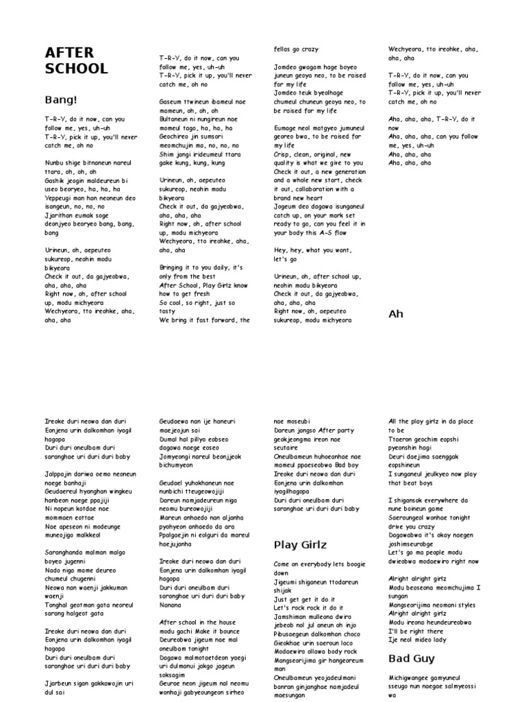 After School: Playful Pop Vibes | PDF | Language Arts & Discipline ...