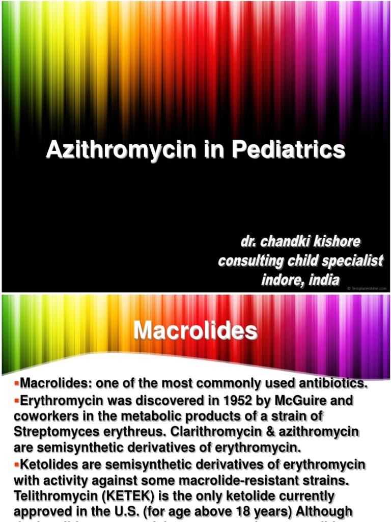 Azithromycin: Pediatric Applications | PDF | Antibiotics | Gram ...