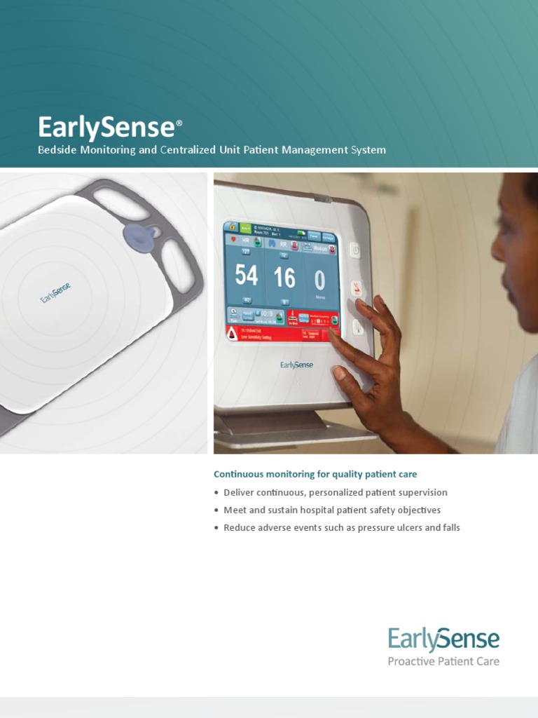 EarlySense Brochure | PDF | Monitoring (Medicine) | Clinical Medicine