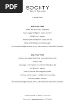 4 & 5 Course Western Set Dinner Menu | PDF | Sauce | Desserts