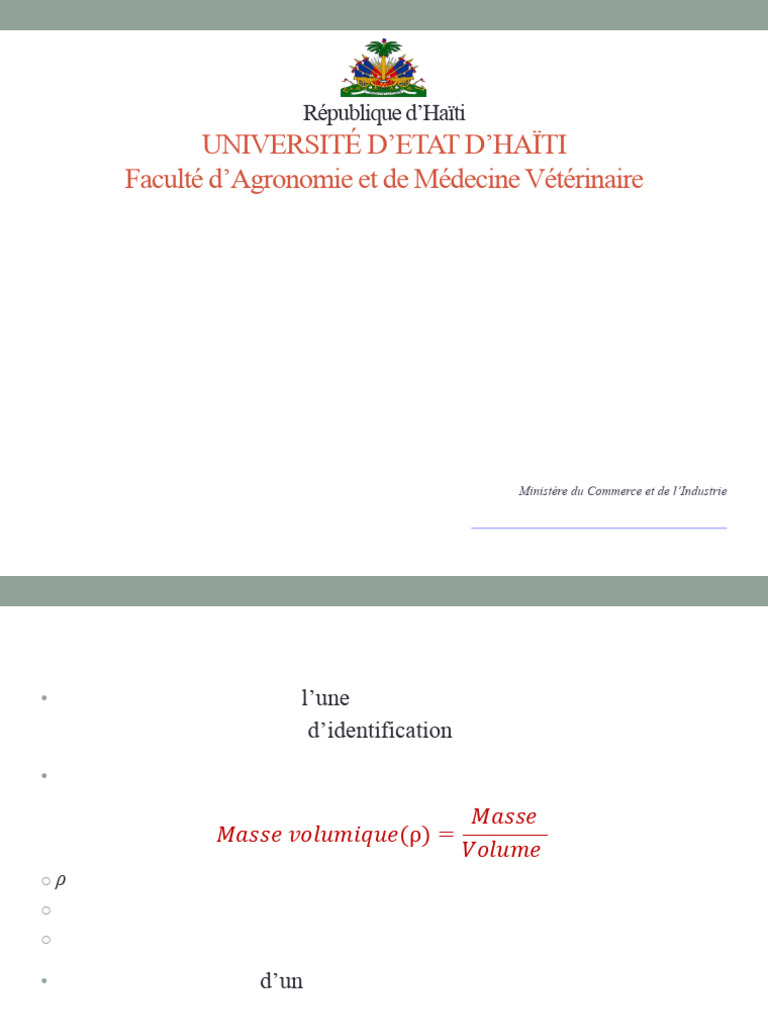4. Détermination de la masse volumique | PDF | Densité | Balance ...