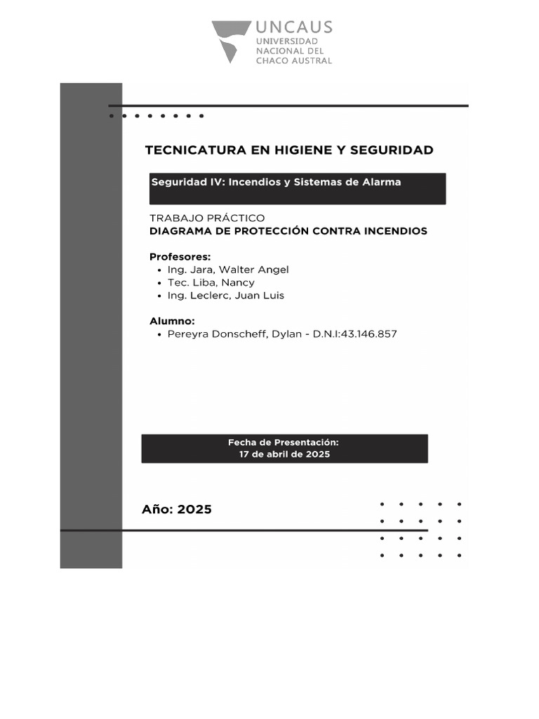 Pereyra Donscheff, Dylan - Trabajo Práctico - Seguridad IV - Diagrama ...