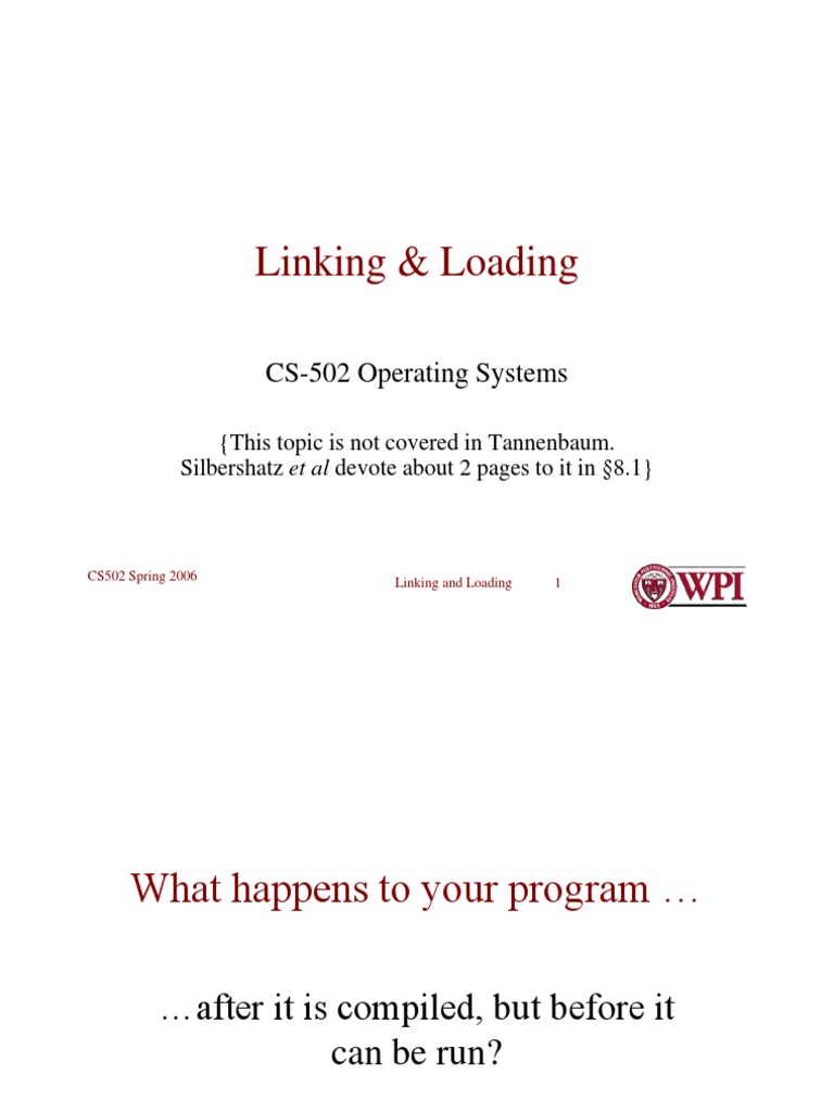 WK 4 - Linking | PDF | Library (Computing) | C (Programming Language)