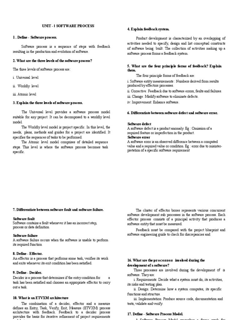 SEFULL - 2mark 16 Marks With Answers | PDF | Software Prototyping | Conceptual Model