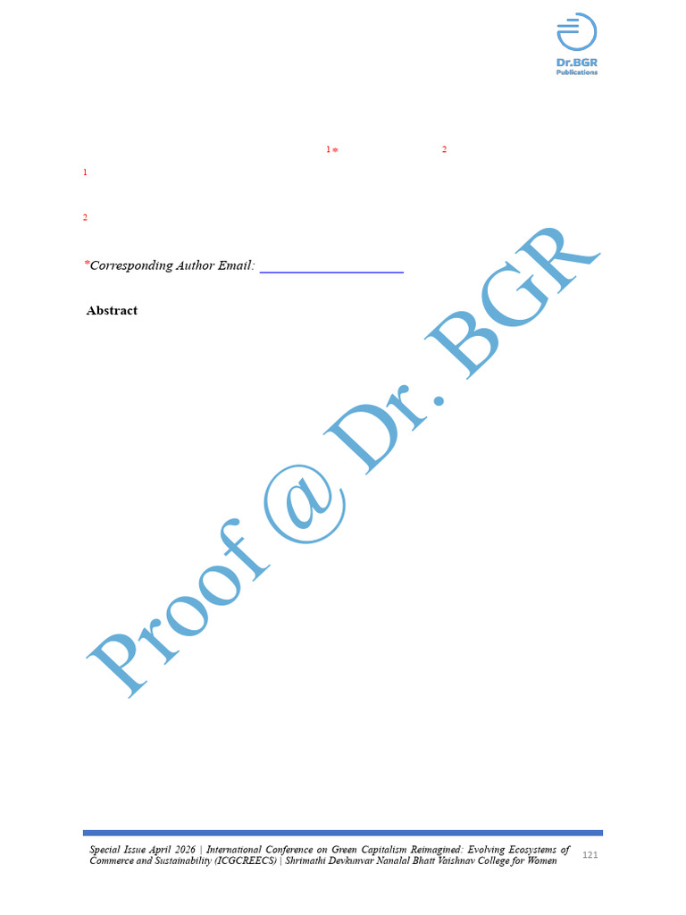 Dr. BGR - 02 - ED | PDF | Entrepreneurship | Sustainability