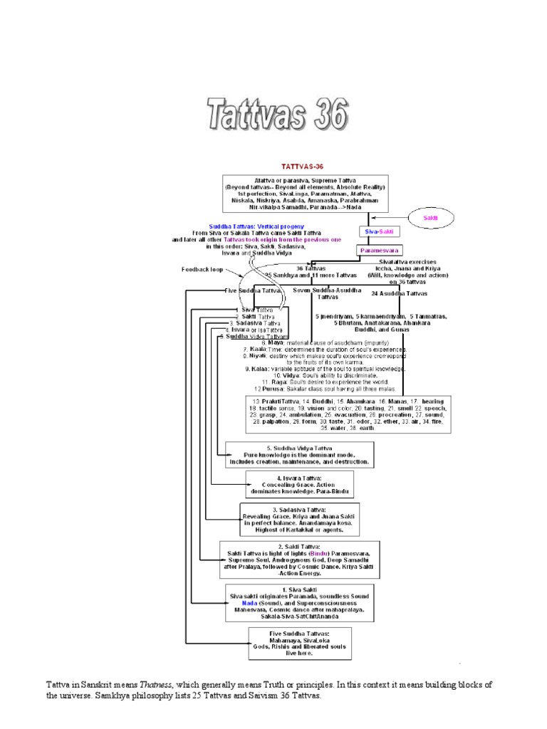 36 Tattvas | PDF | Shiva | Maya (Illusion)