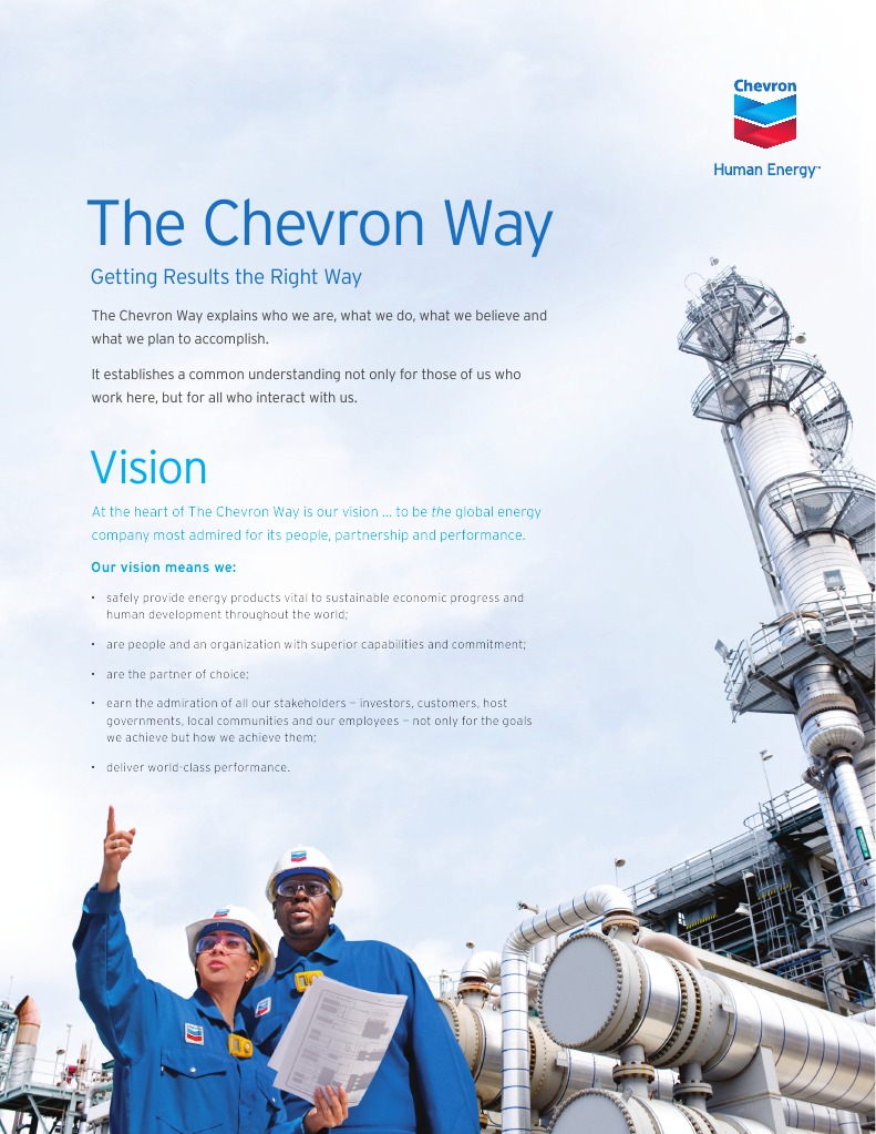 Chevron Way English | PDF | Diversity (Business) | Strategic Management