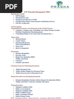 SAP MM Topics-List | PDF
