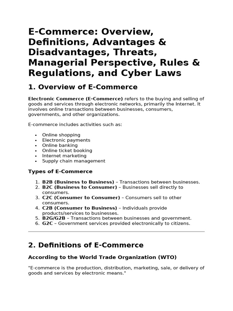 ERP Notes | PDF | E Commerce | Customer