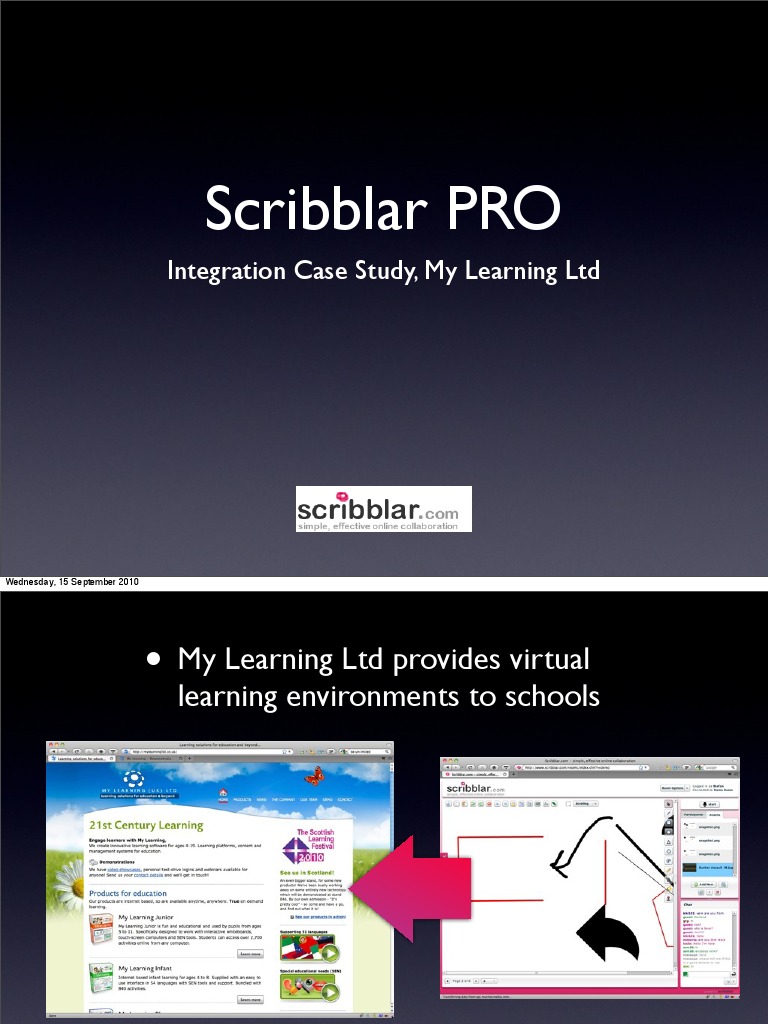 Scribblar PRO: Integration Case Study, My Learning LTD | PDF | Application Programming Interface ...