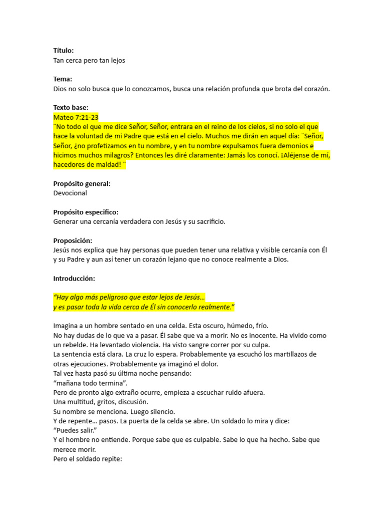 Bosquejo Para Predica Esepa Final | PDF | Jesús | Vida eterna ...