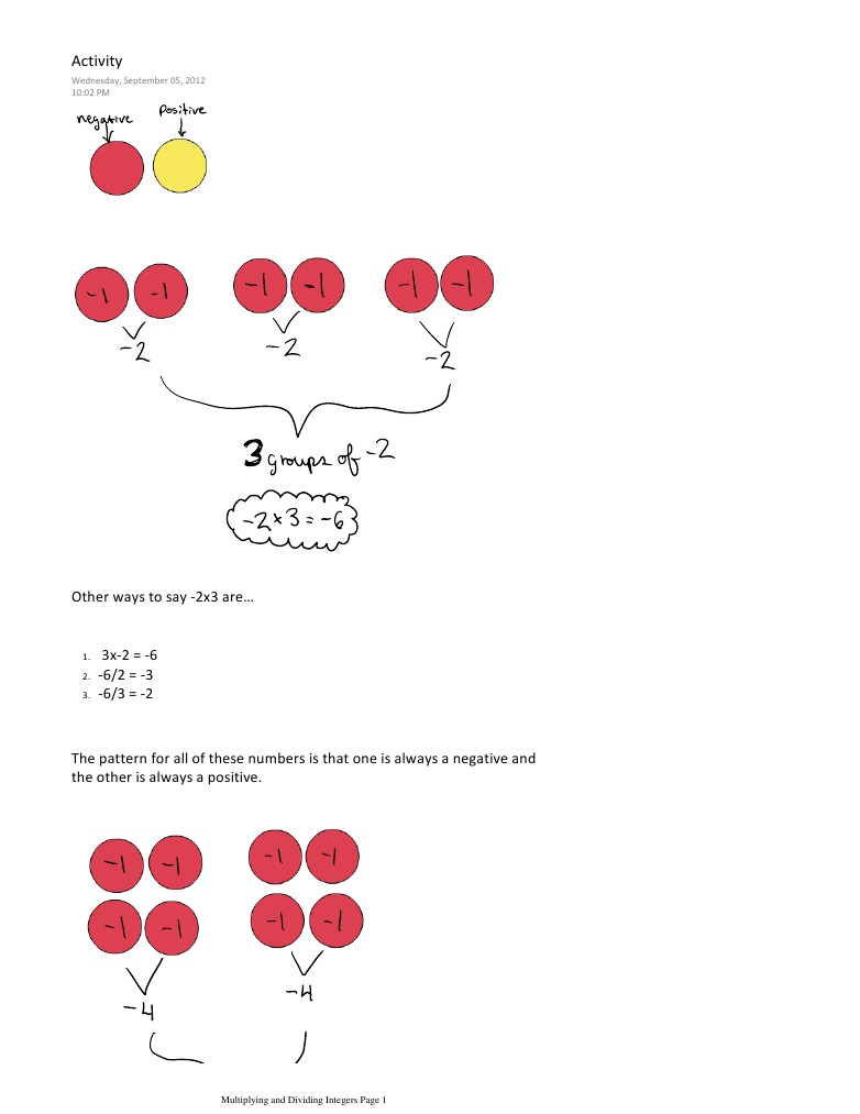 Understanding Integer Operations | PDF
