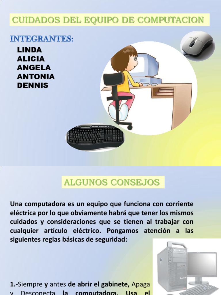 Cuidado de Las Computadoras | PDF | Virus de computadora | Archivo de computadora
