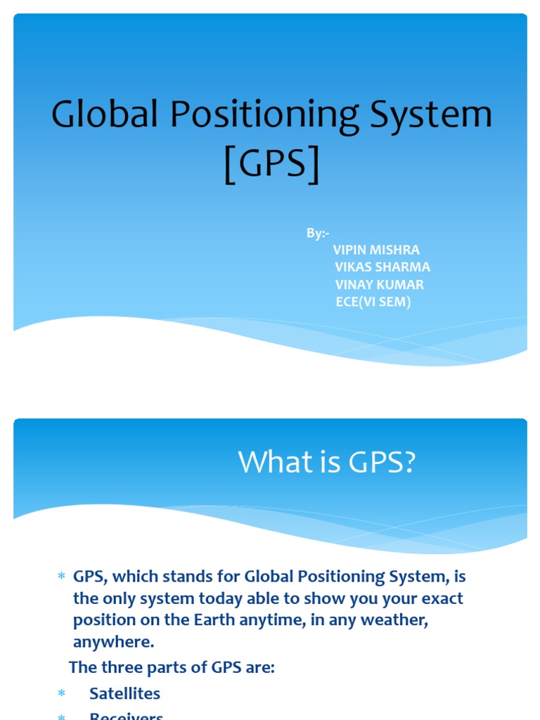 Understanding Global Positioning System (GPS) | PDF | Global Positioning System | Satellite
