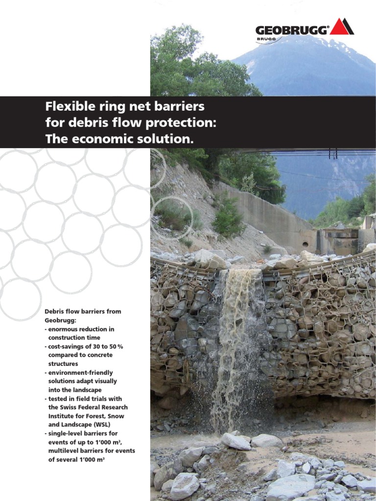 Geobrugg-Flexible Ring Net Barriers For Debris Flow Protection-The ...