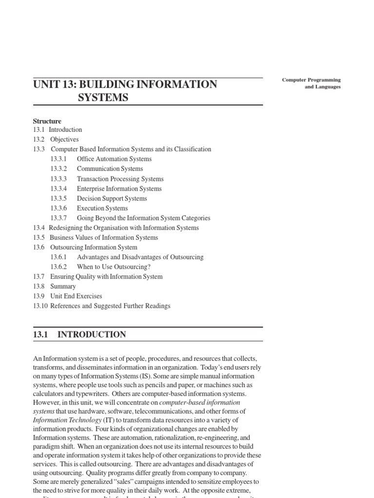 Building Information Systems | PDF | Information System | Databases