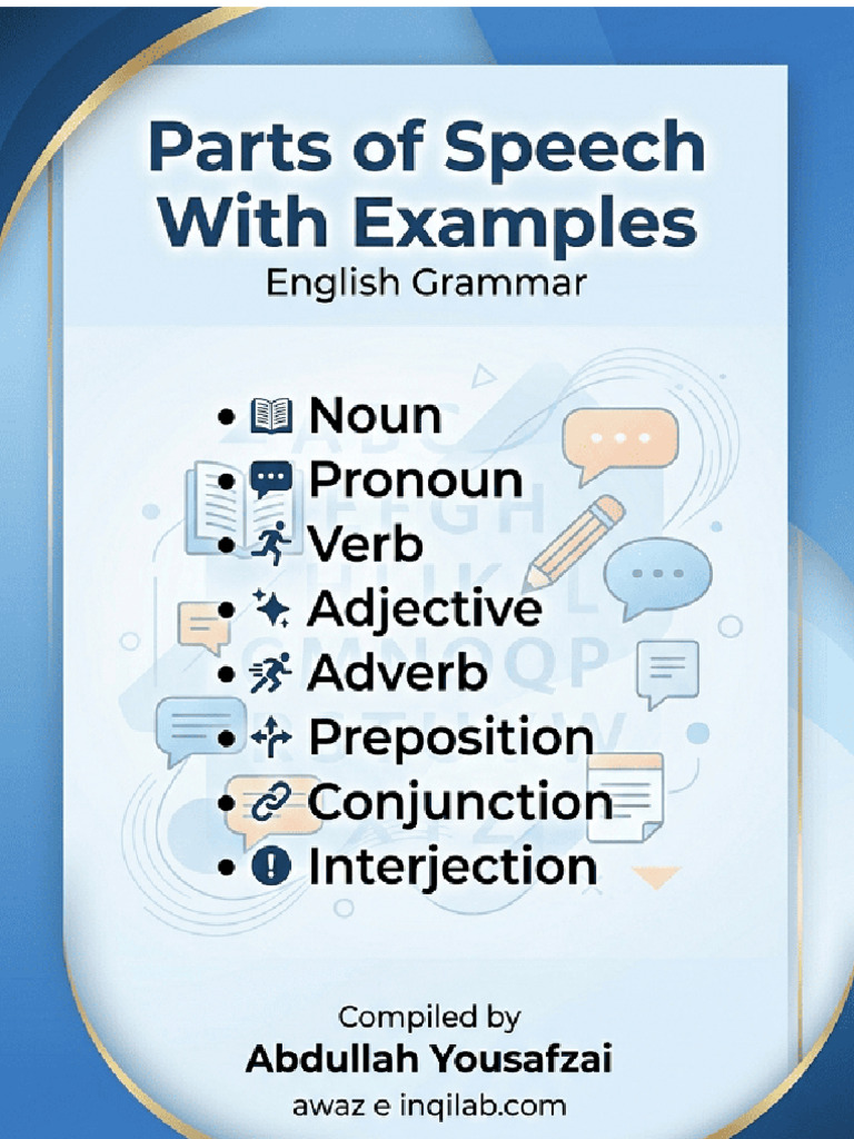 Parts of Speech in English | PDF