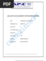 QMS 065 Manufacturing Rework Procedure Sample | PDF | Quality Assurance ...