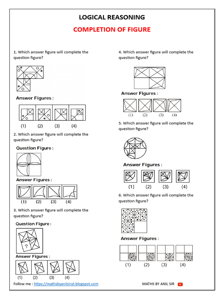 Completion of Figure-reasoning | PDF