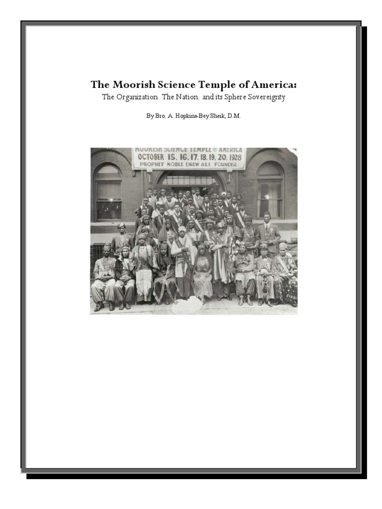 History of the Moorish Science Temple | PDF | Holy See | Palestine ...