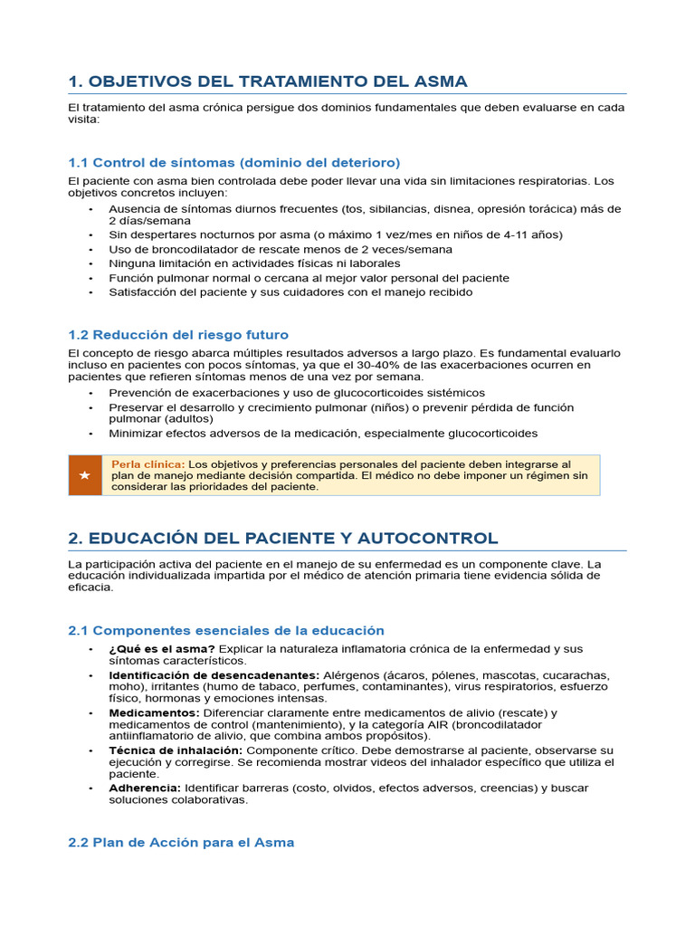 Asma, Tratamiento, SAMA | PDF | Asma | Especialidades Medicas