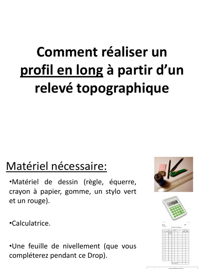 Profil en Long | PDF | Géographie | Gestion des terres