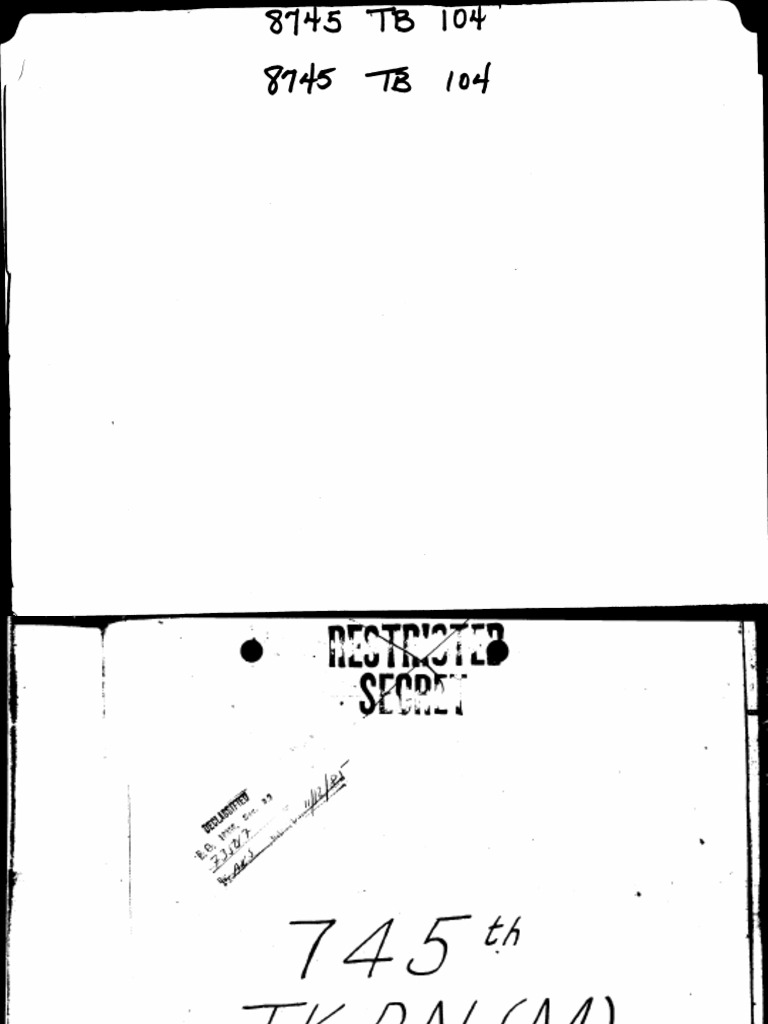 WWII 745th Tank Battalion | PDF | Military Science | Military Organization