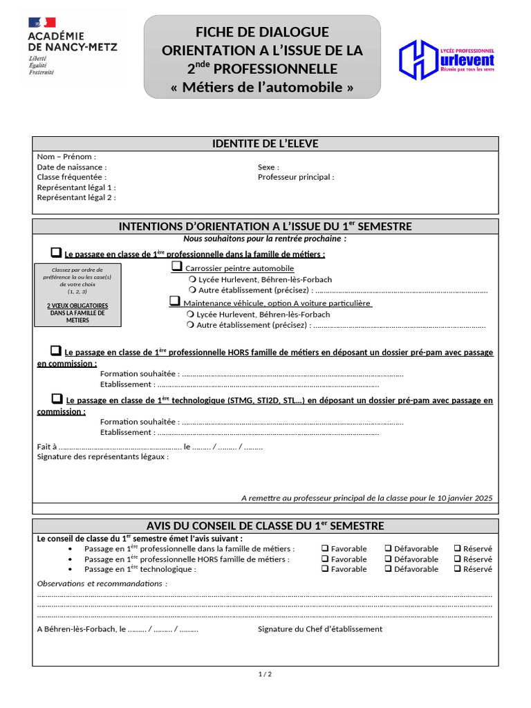 Fiche Dialogue 2nde PRO 3 | PDF | Voitures | Véhicules